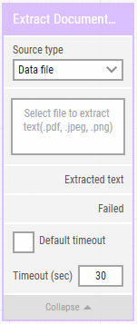 Extract Document Text Block | Cloud Blocks | Leapwork Documentation